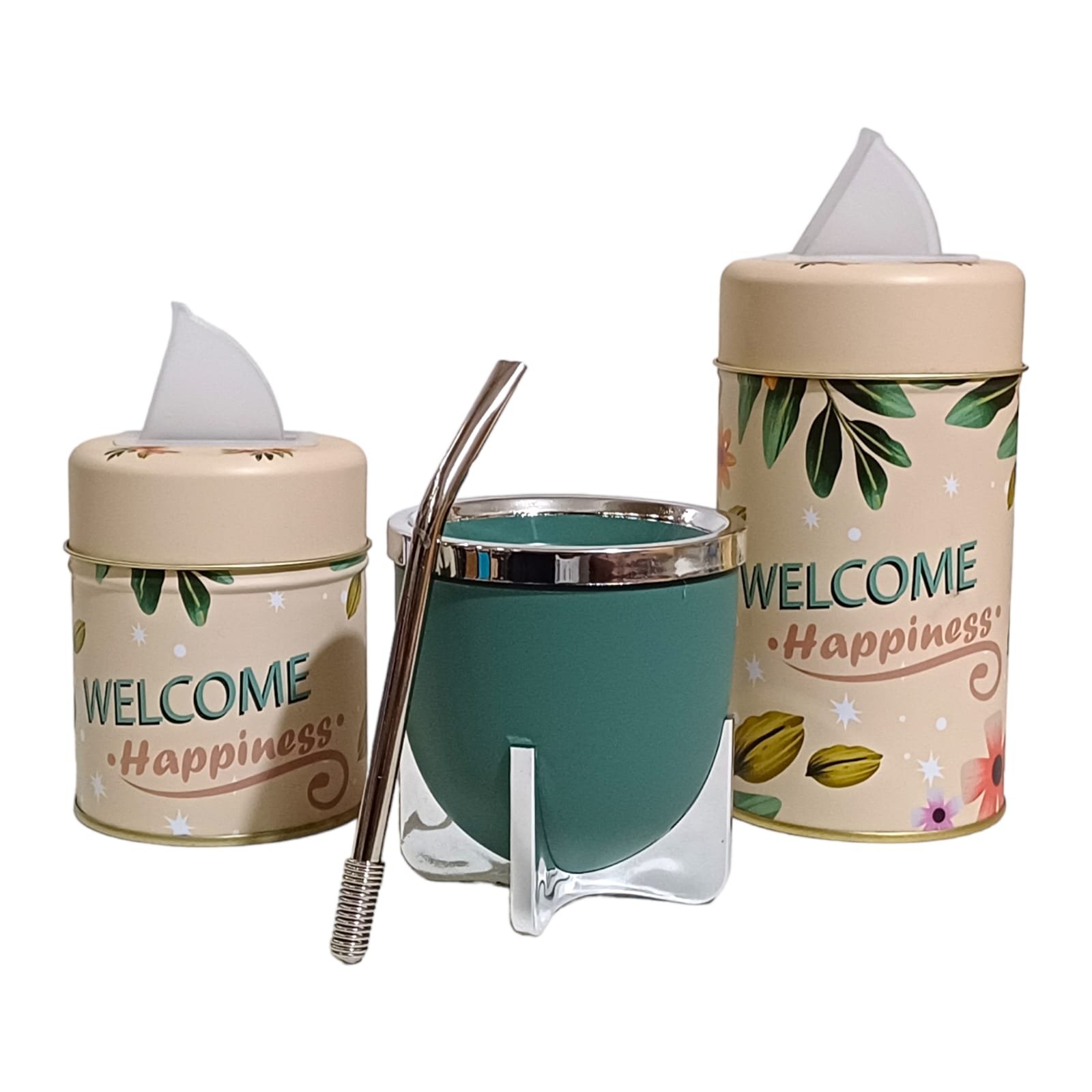 SET DE YERBERA + AZUCARERA + MATE REY Y BOM-SET403PR – Raices Regalos