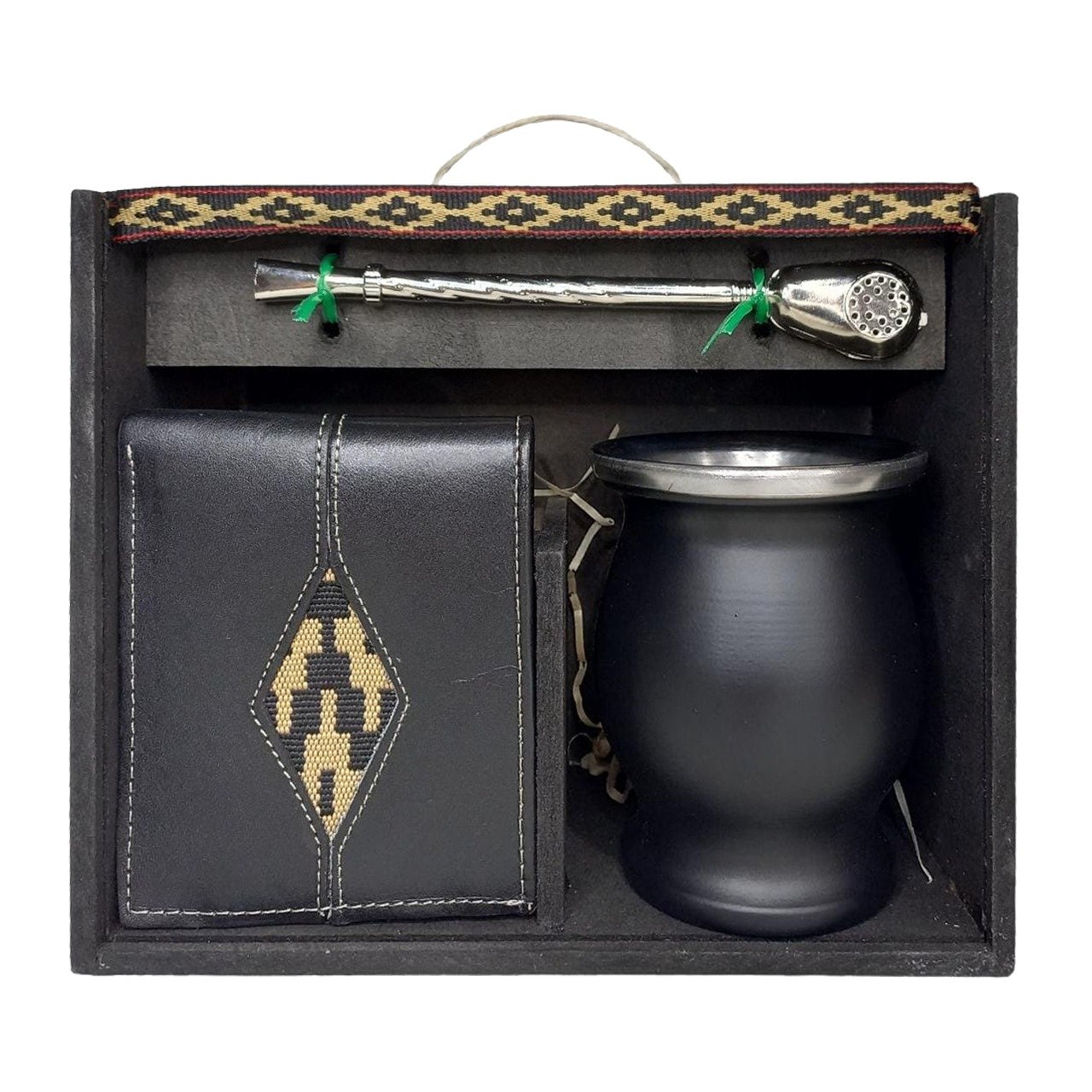 SET DE MATE-CAJA CON MATE DE ACERO+BOMBILLA+BILLETERA-SET107A - Raices ...