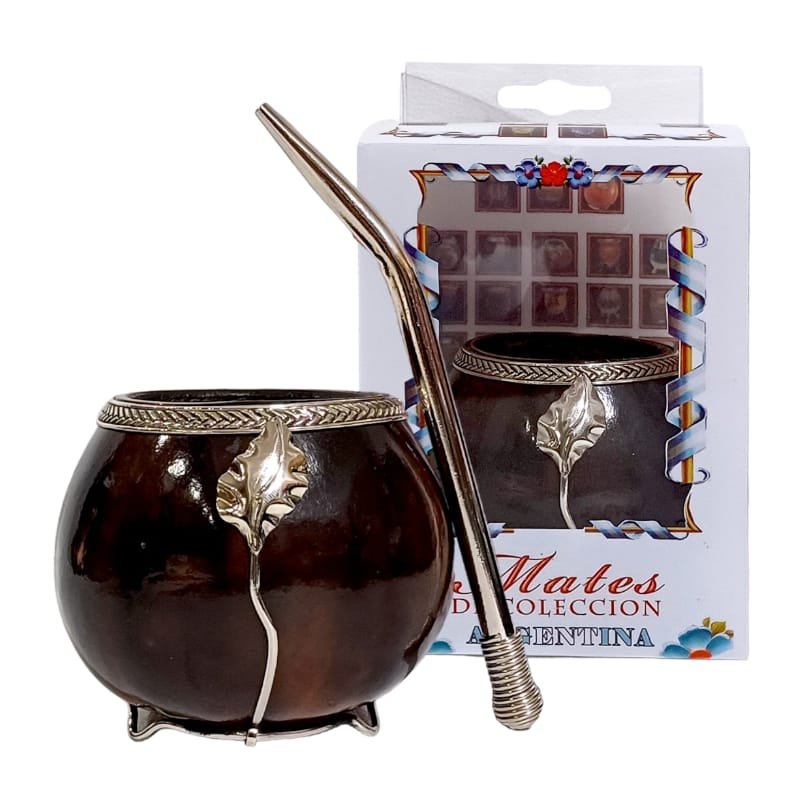 SET DE MATE EN CAJA ACRÍLICA-3 PIEZAS-SET450B – Raices Regalos