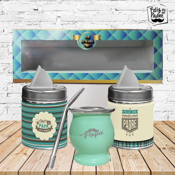 SET DE MATE EN CAJA – SET082PA8 – Raices Regalos