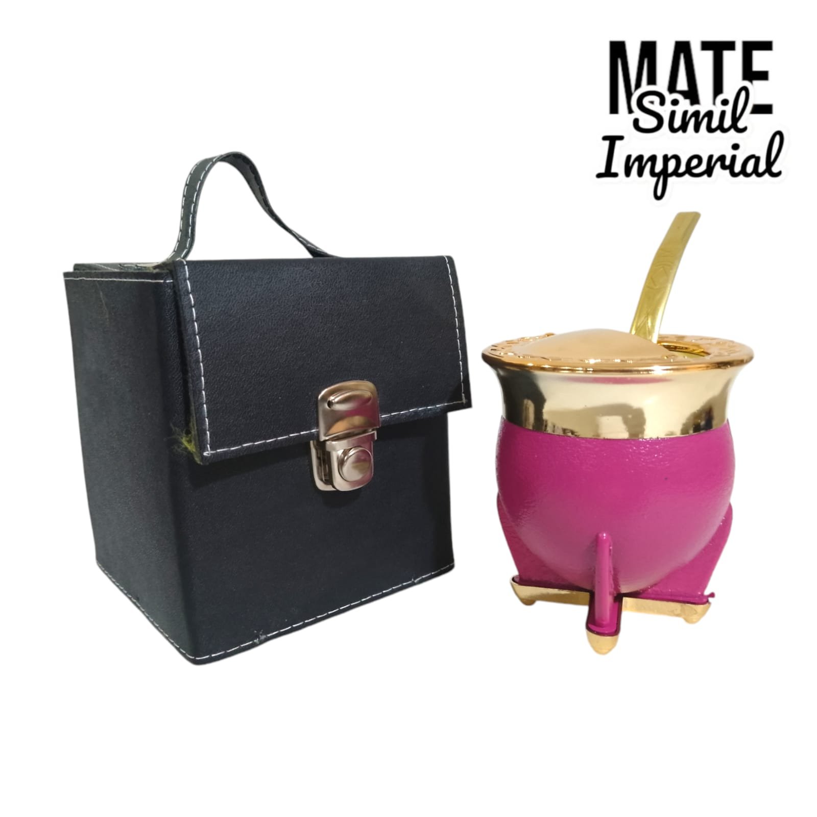 SET DE MATE EN CAJA CON BOMBILLA SET042D – Raices Regalos
