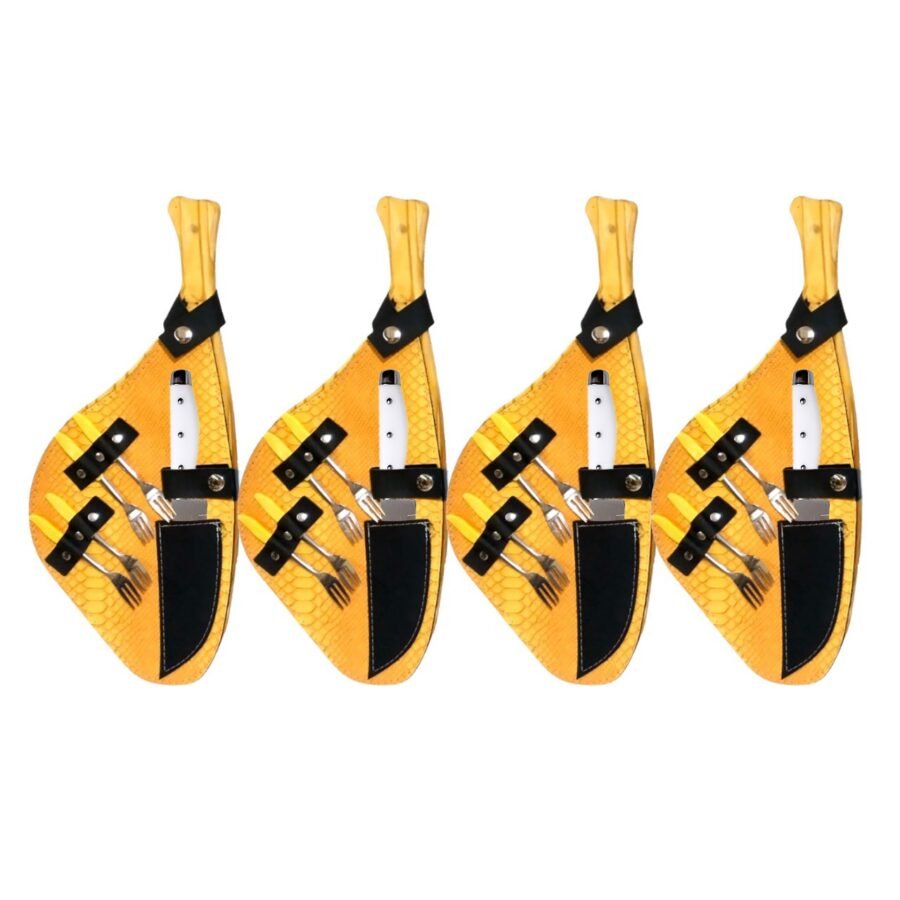 SET DE PICADA CUCHILLO-COPETINES DE COLORES CUE580 - Raices Regalos